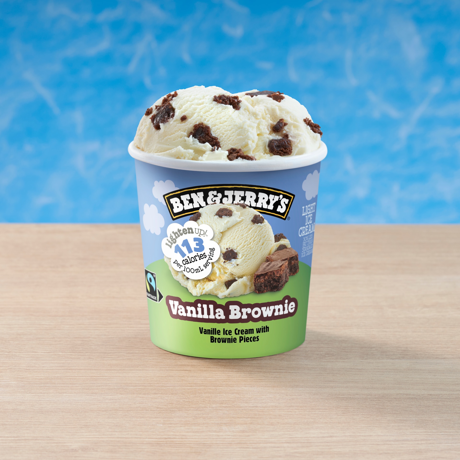 Vanilla Brownie Lighten Up Ben Jerry s